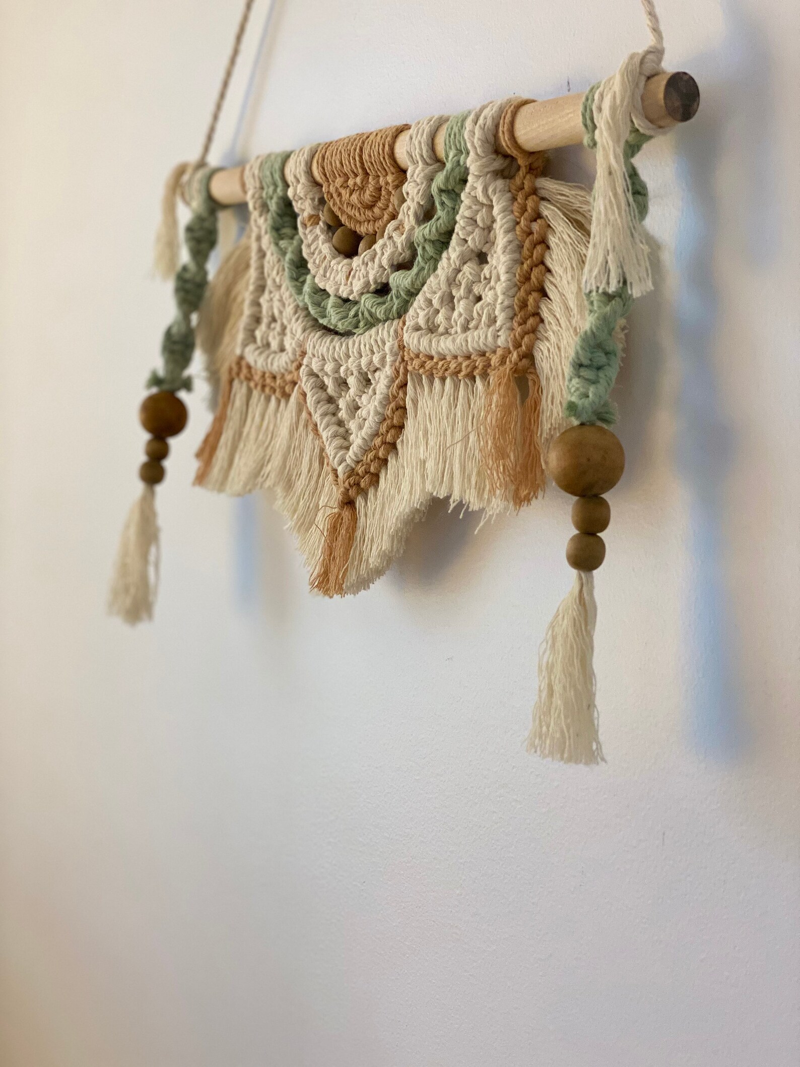 Small Macrame Half Mandala Wall Decor - Etsy
