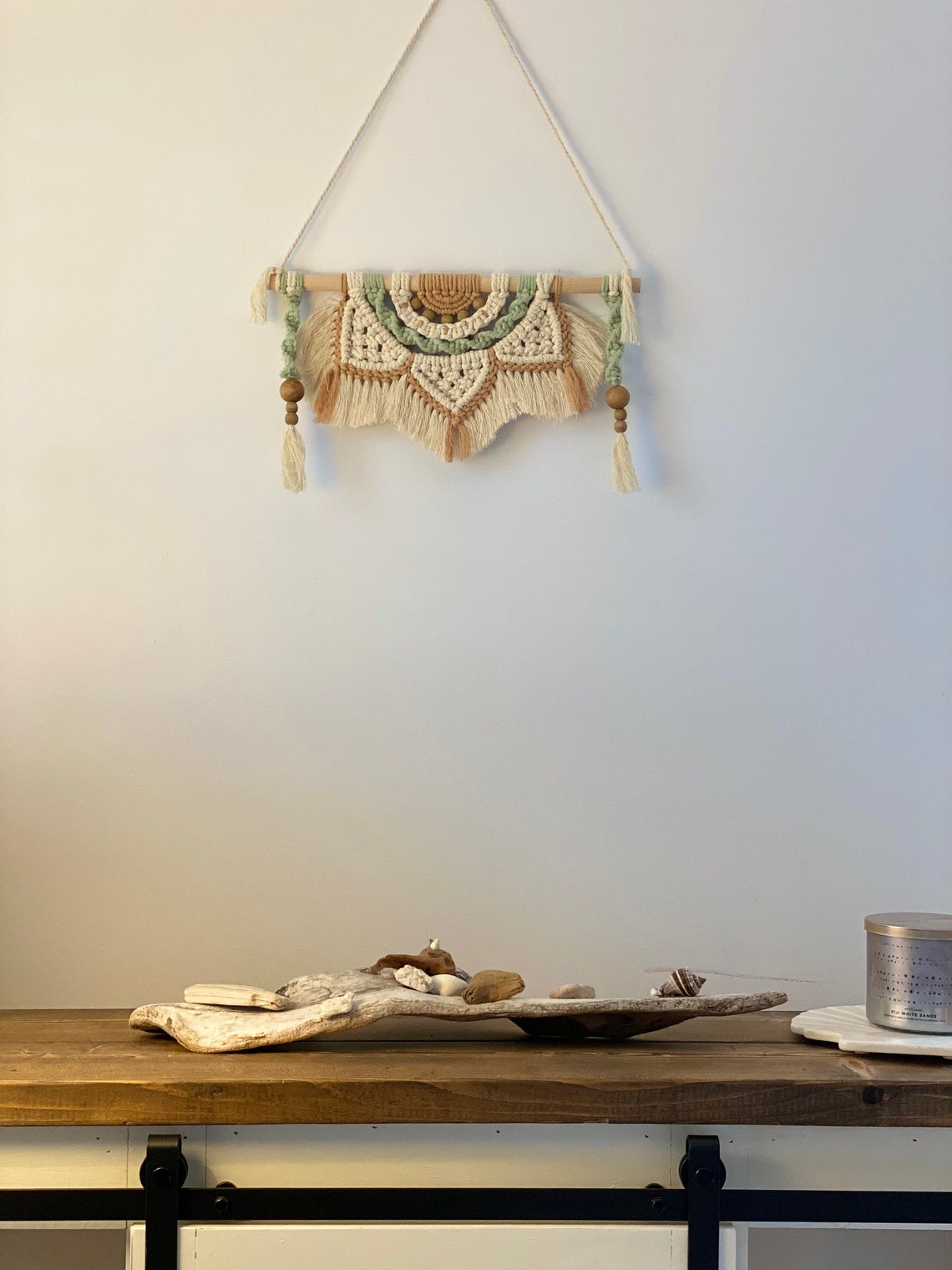 Small Macrame Half Mandala Wall Decor - Etsy