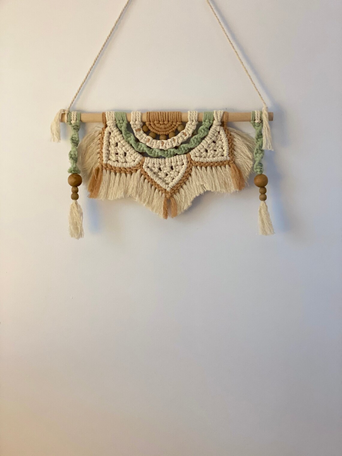 Small Macrame Half Mandala Wall Decor - Etsy