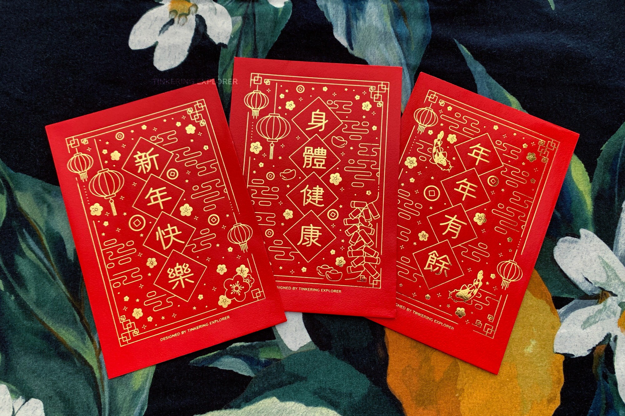 Chinese Lunar New Year Red Lucky Money Envelope Pockets Hong - Etsy Canada
