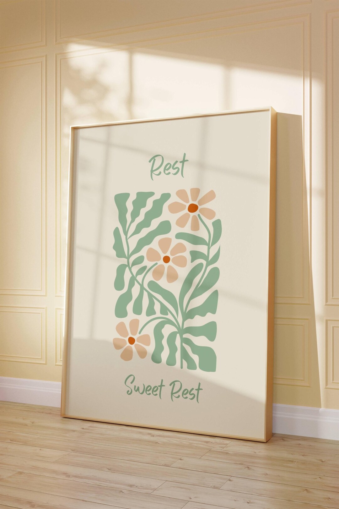 Rest Wall Art Printable Digital Download Gift for Home Decor Vintage ...