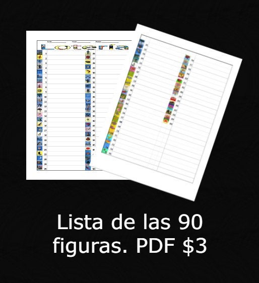 Lista De La 90 Figuras, PDF - Etsy