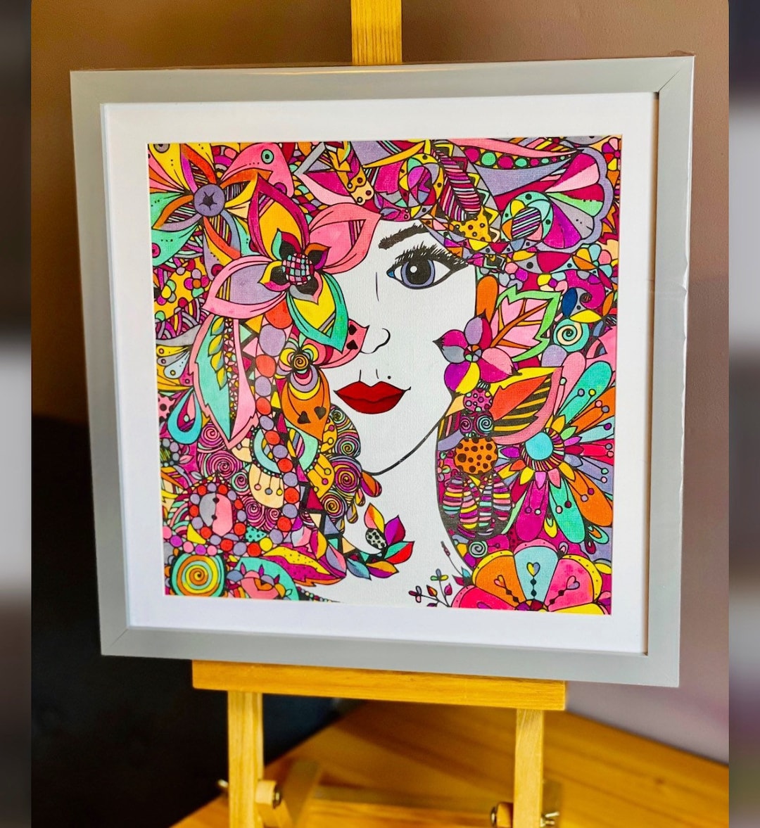 Face of Flower Power Picture - Etsy UK