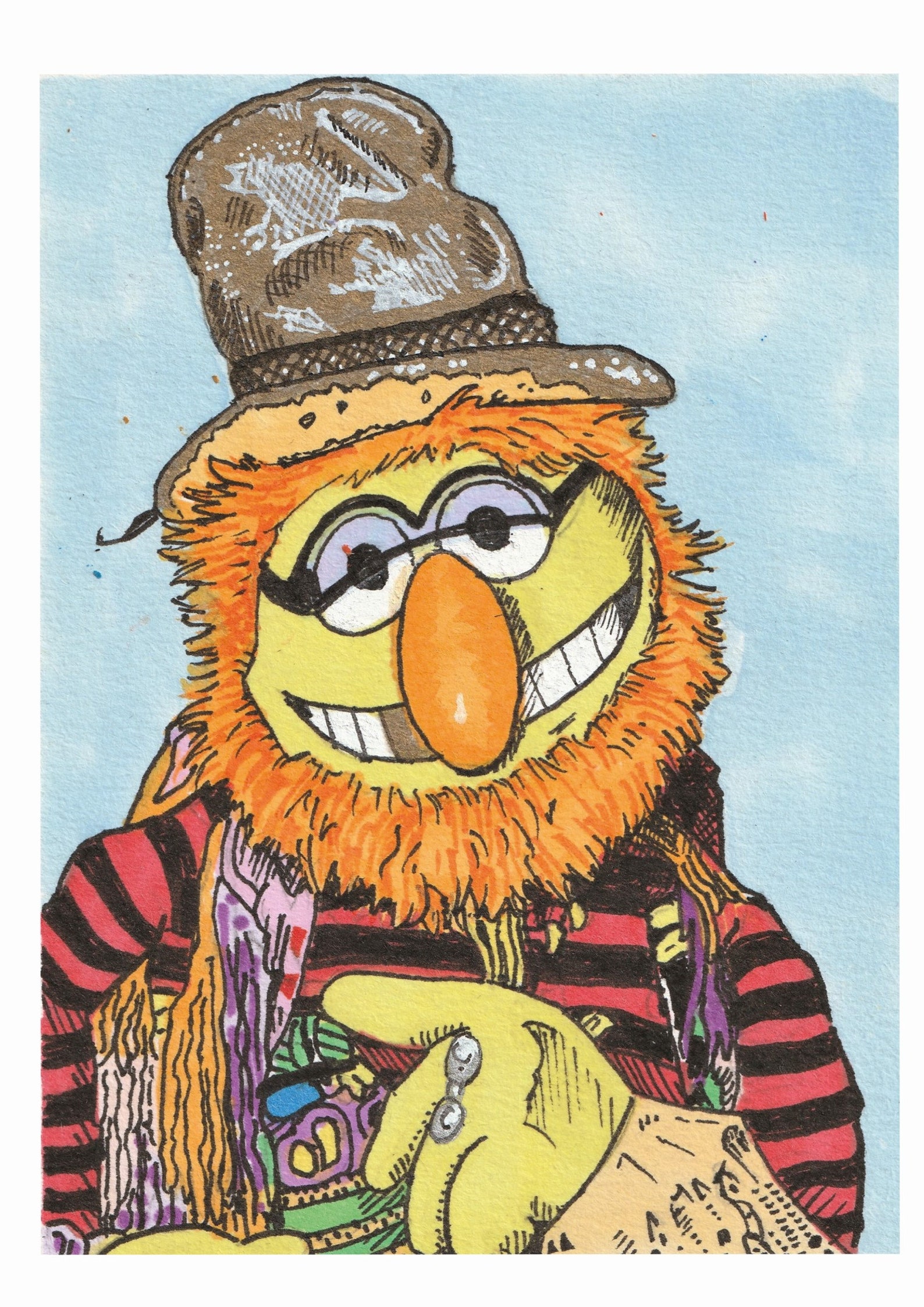 Muppets Dr Teeth Greeting Card - Etsy