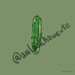 Sad but Cute Pickle Wall Art, Pickle Art, Cute Pickle, Food Art, Green ...