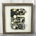 Flower Name Sign, Initial Flower, Decorative Floral Letter Shadowbox ...