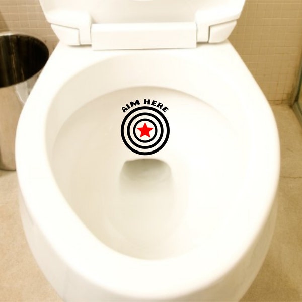 Toilet Target - Etsy