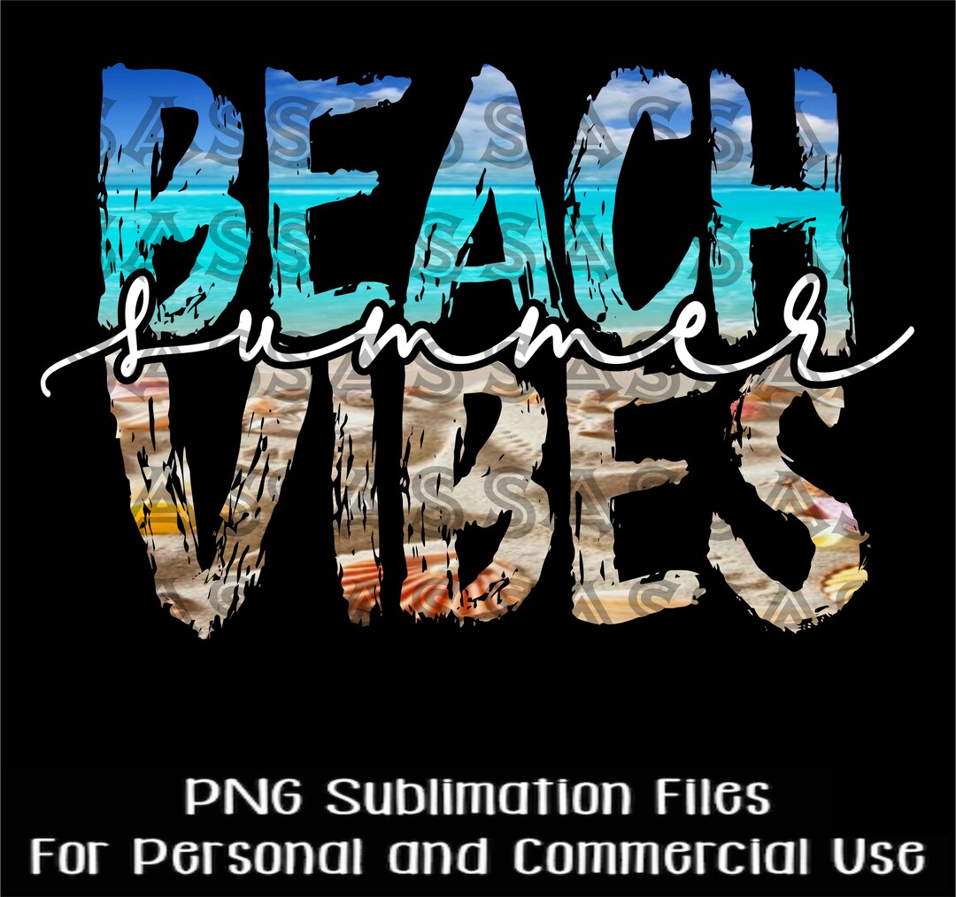 Summer Beach Vibe Design PNG Sun Salt Sand PNG, Beach Png, Spring Break ...