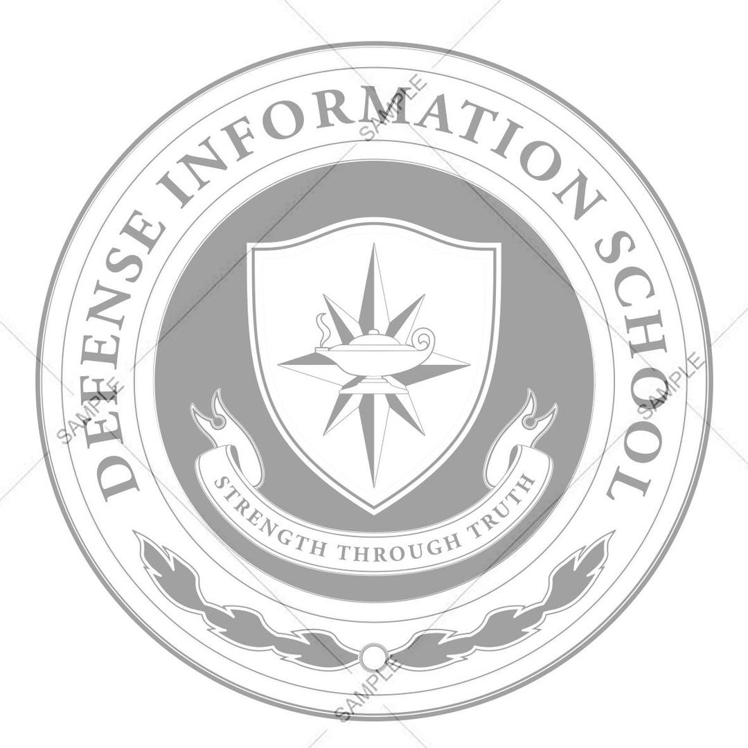 US Army Defense Information School Crest Vector Files SVG - Etsy