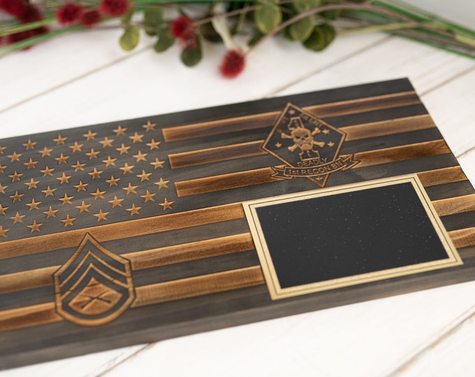 Personalized 9x12 Military Going Away/presentation Plaque - Etsy