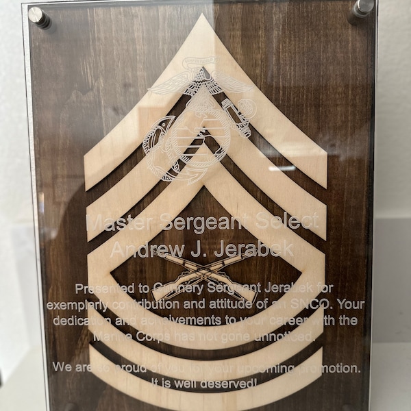 Military Plaque - Etsy