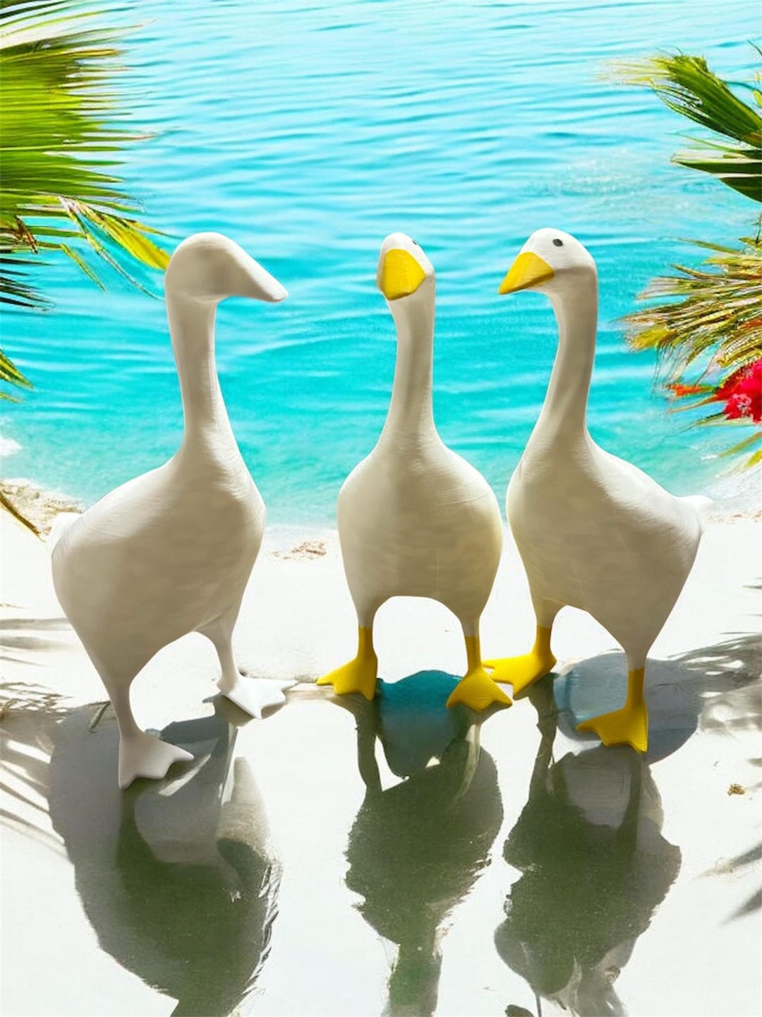 3D Printed Desk Goose Decor Novelty 8 Inch Handmade Gift - Etsy