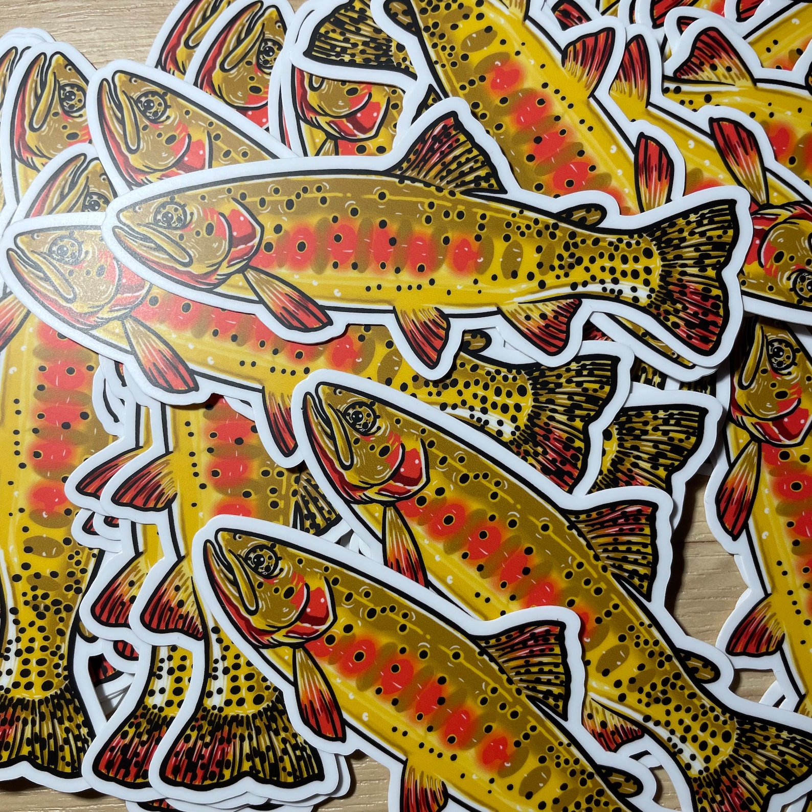 Cutthroat Trout Vinyl Fly Fishing Sticker - Etsy