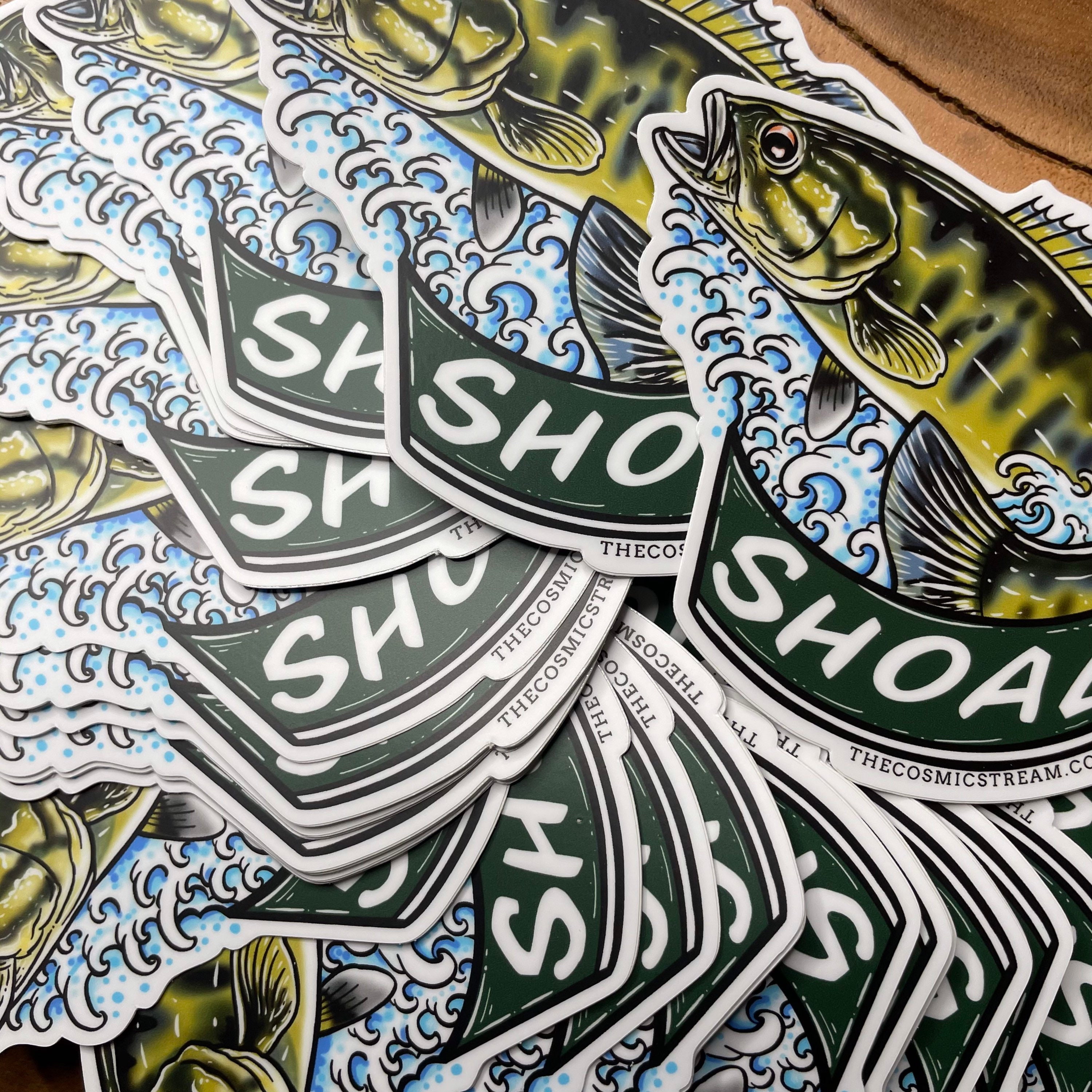 SHOAL Bass Skoal Can Fishing Sticker / Slap | Etsy