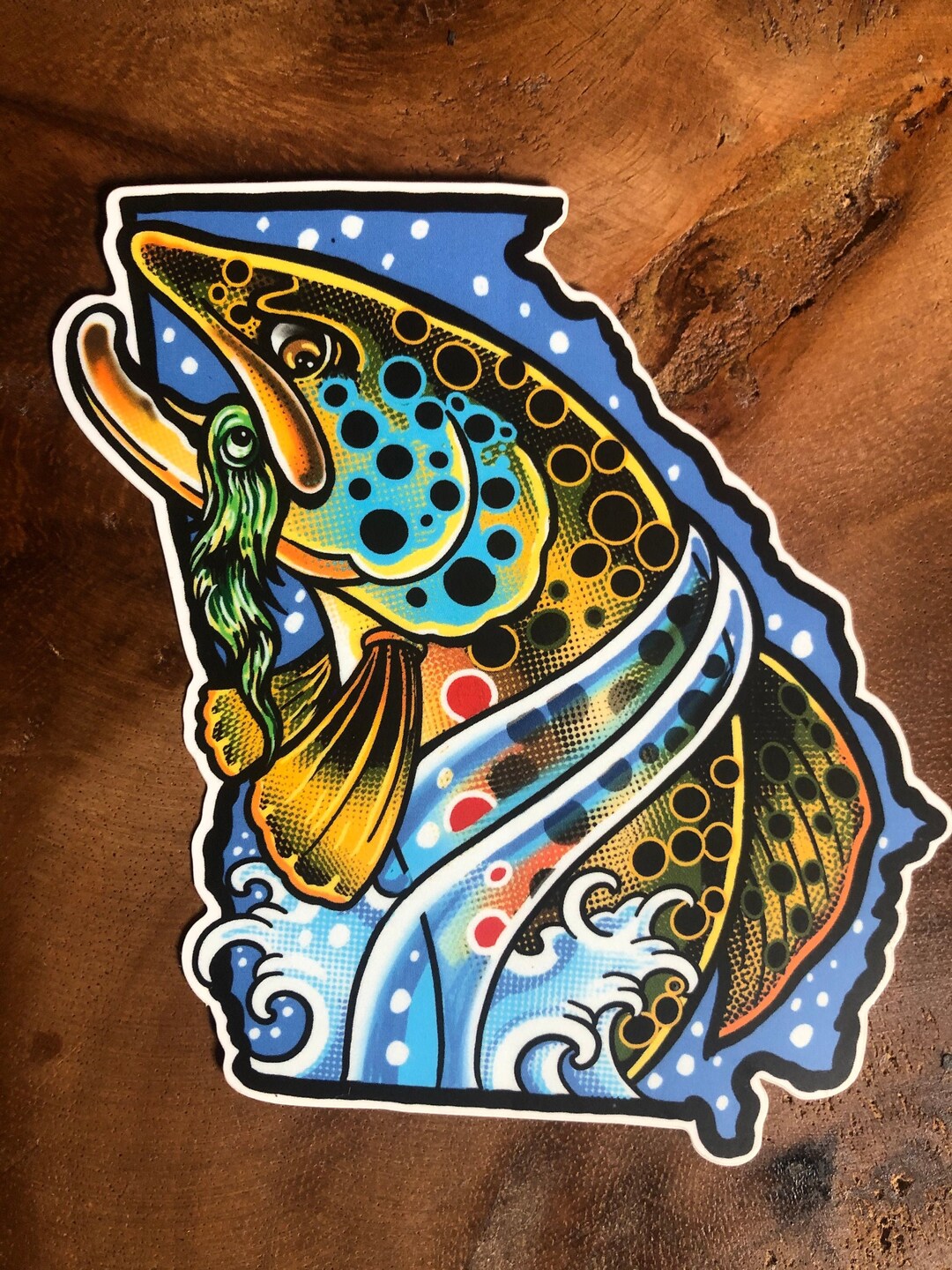 Georgia Brown Trout Streamer Eater - Etsy