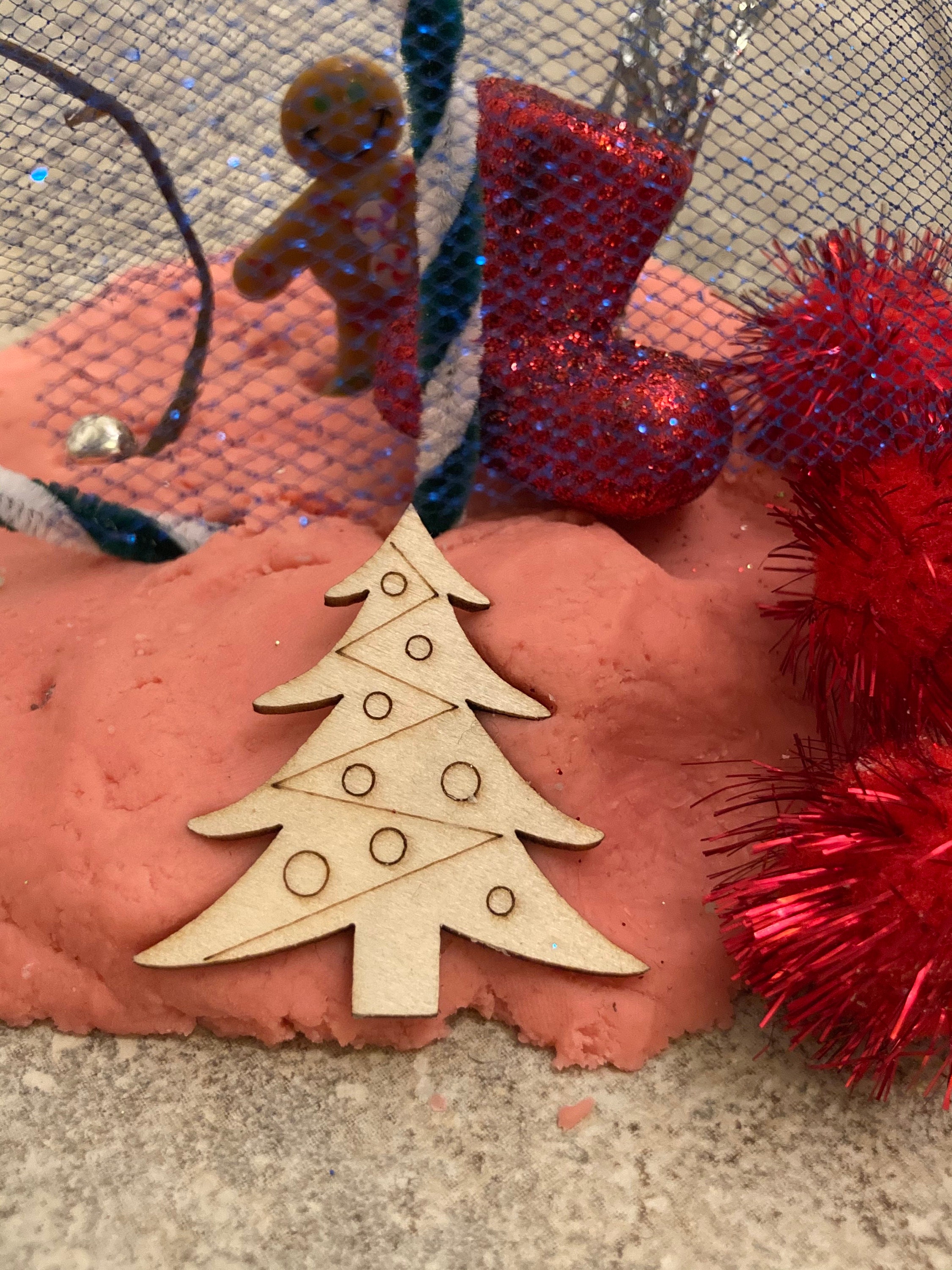 Play Dough Kit, Winter Play Dough Kit, Christmas Sensory Kit, Christmas ...