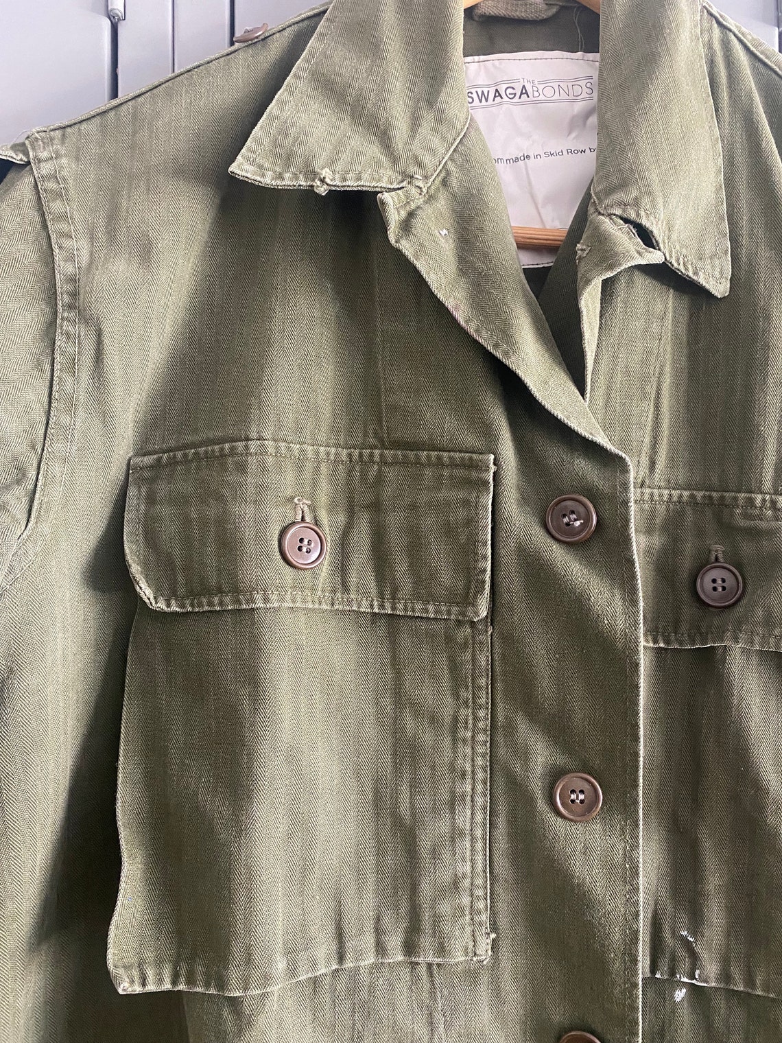 Custom Painted Army Jacket - Etsy