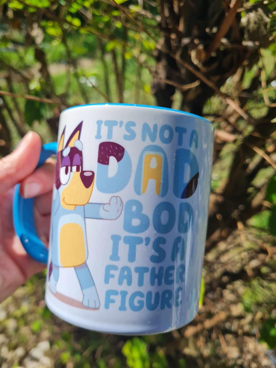 Bluey Dad Mug Father's Day Mug Father's Day Bluey Custom Mug Bingo ...