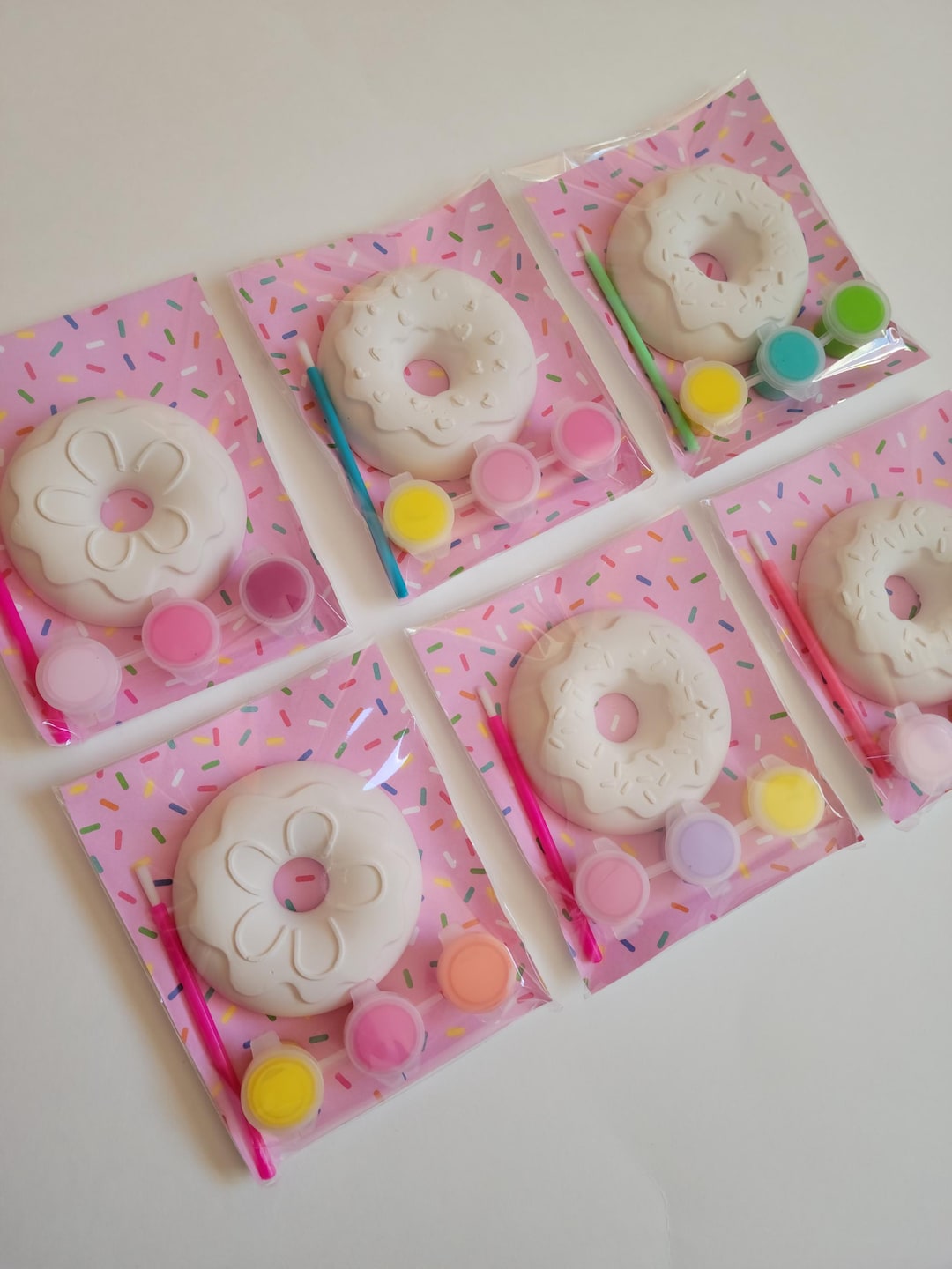 DIY Paint Your Own Plaster Donut: Kids Party Favor - Etsy