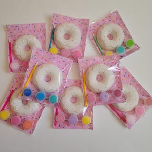 DIY Paint Your Own Plaster Donut: Kids Party Favor - Etsy