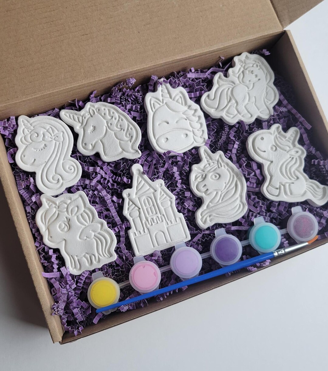 Unicorn Kids Craft/unicorn Painting Kit/kids Unicorn Party/homeschool ...