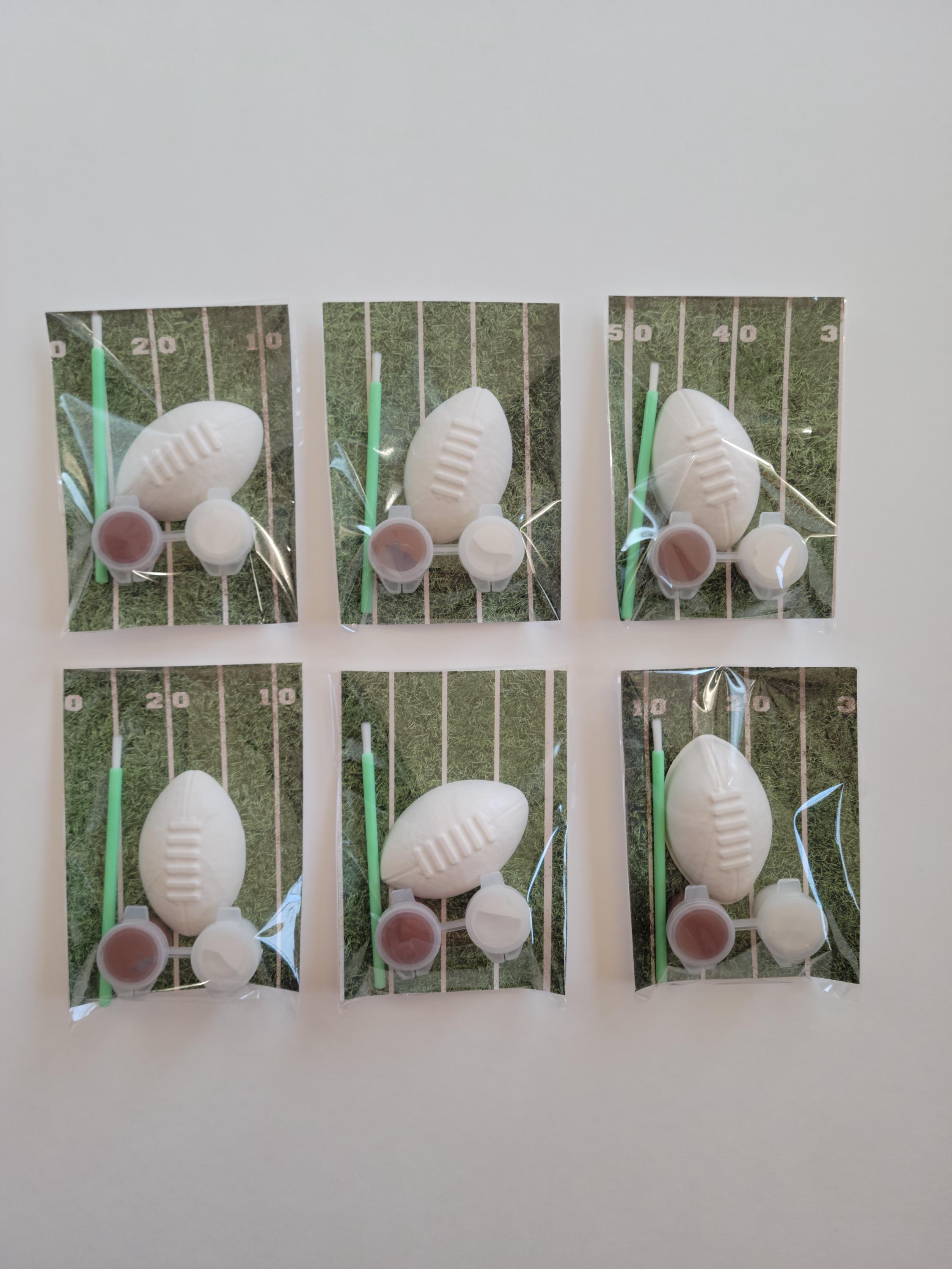Football Party Favors/football Theme Party/football Birthday/kids Craft ...