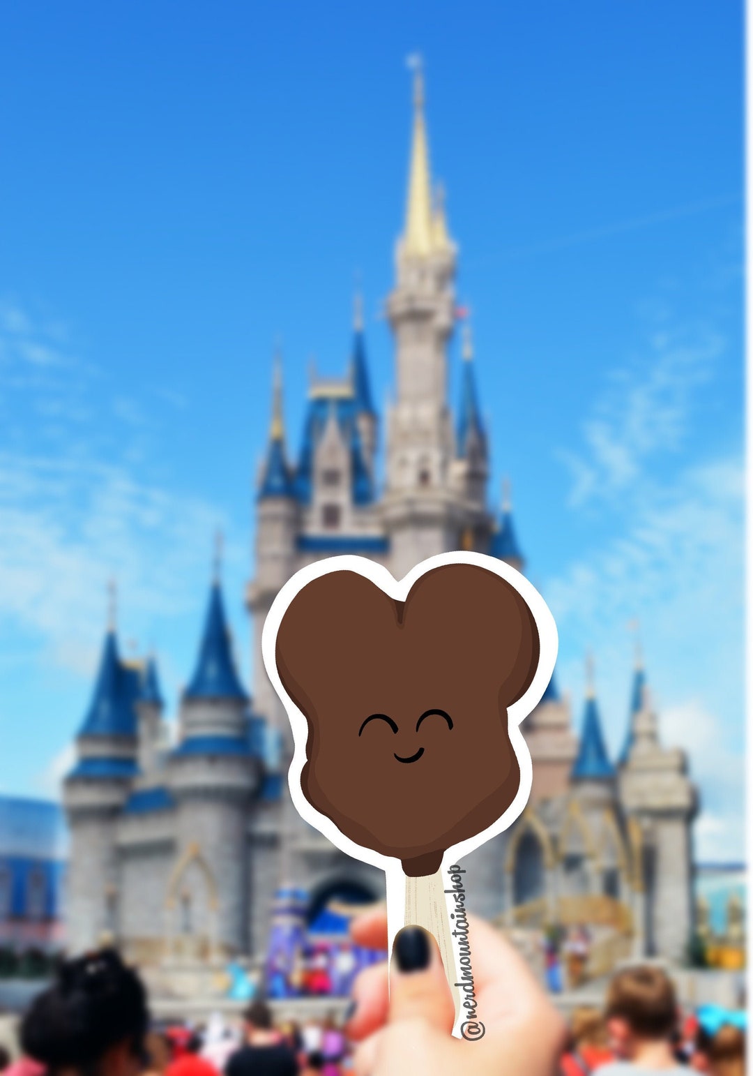 Mickey Premium Bar Cute Snack Sticker - Etsy