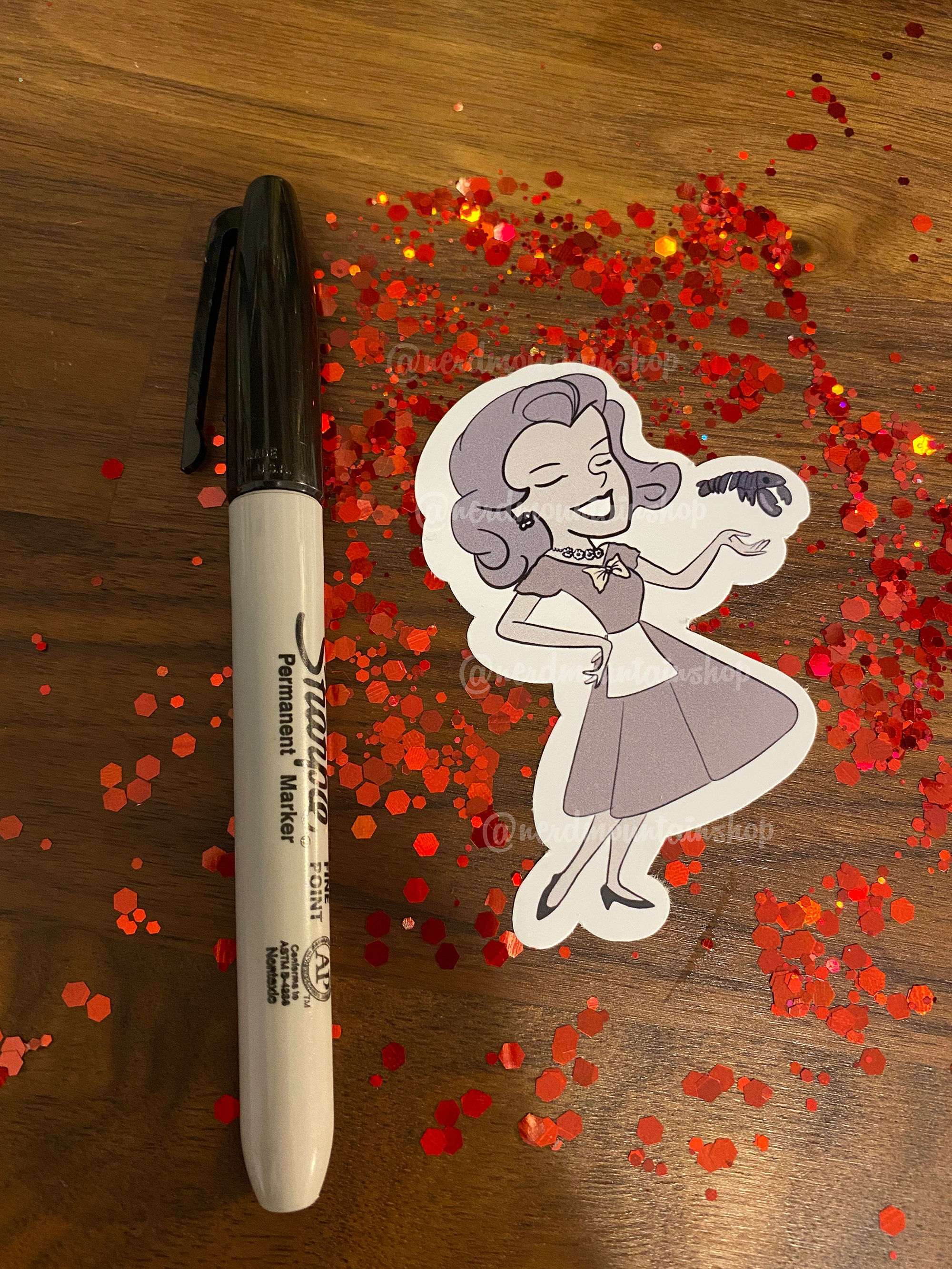 Wanda Through the Decades Stickers - Etsy