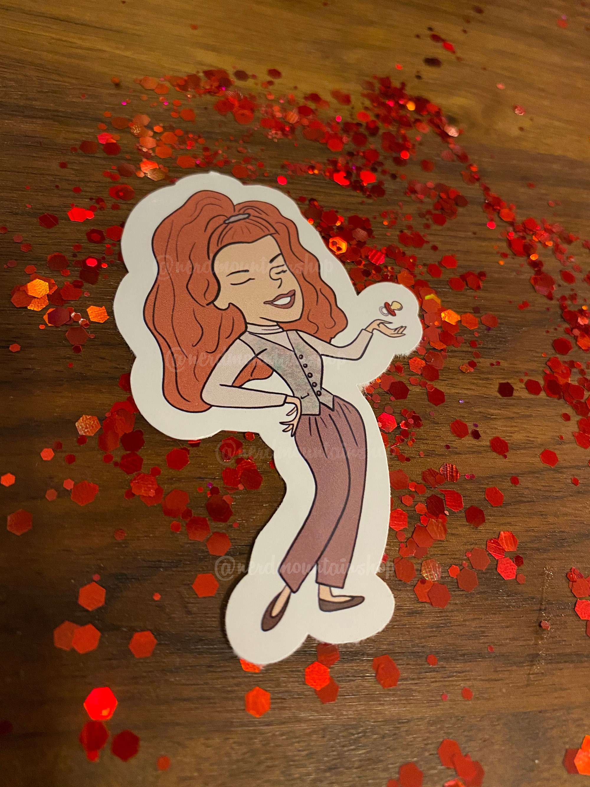 Wanda Through the Decades Stickers - Etsy