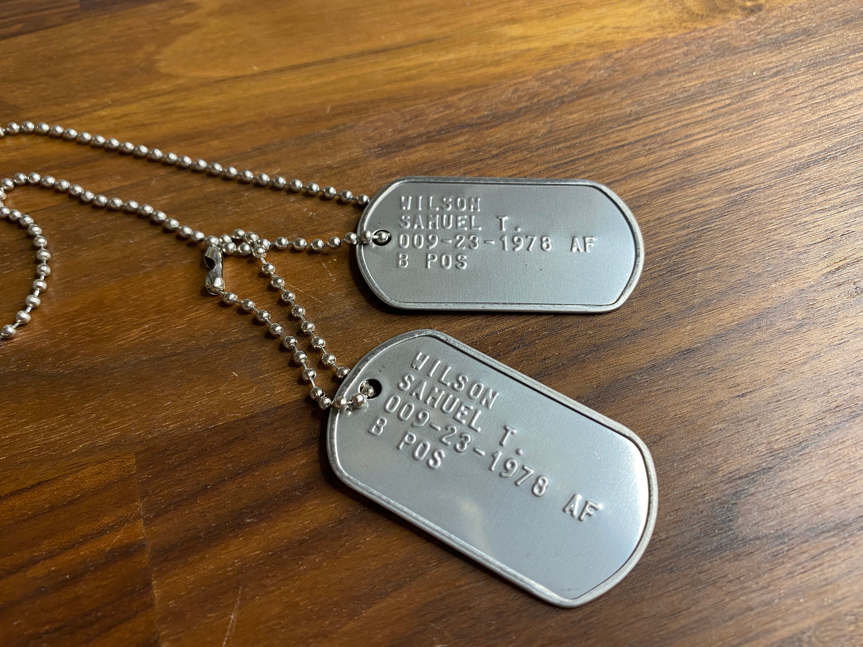 Sam Wilson Dog Tags | Etsy