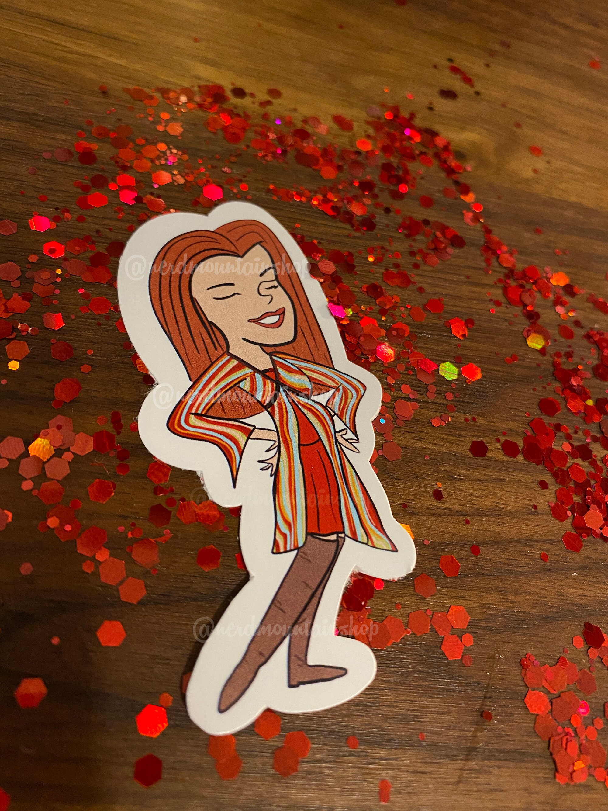 Wanda Through the Decades Stickers - Etsy