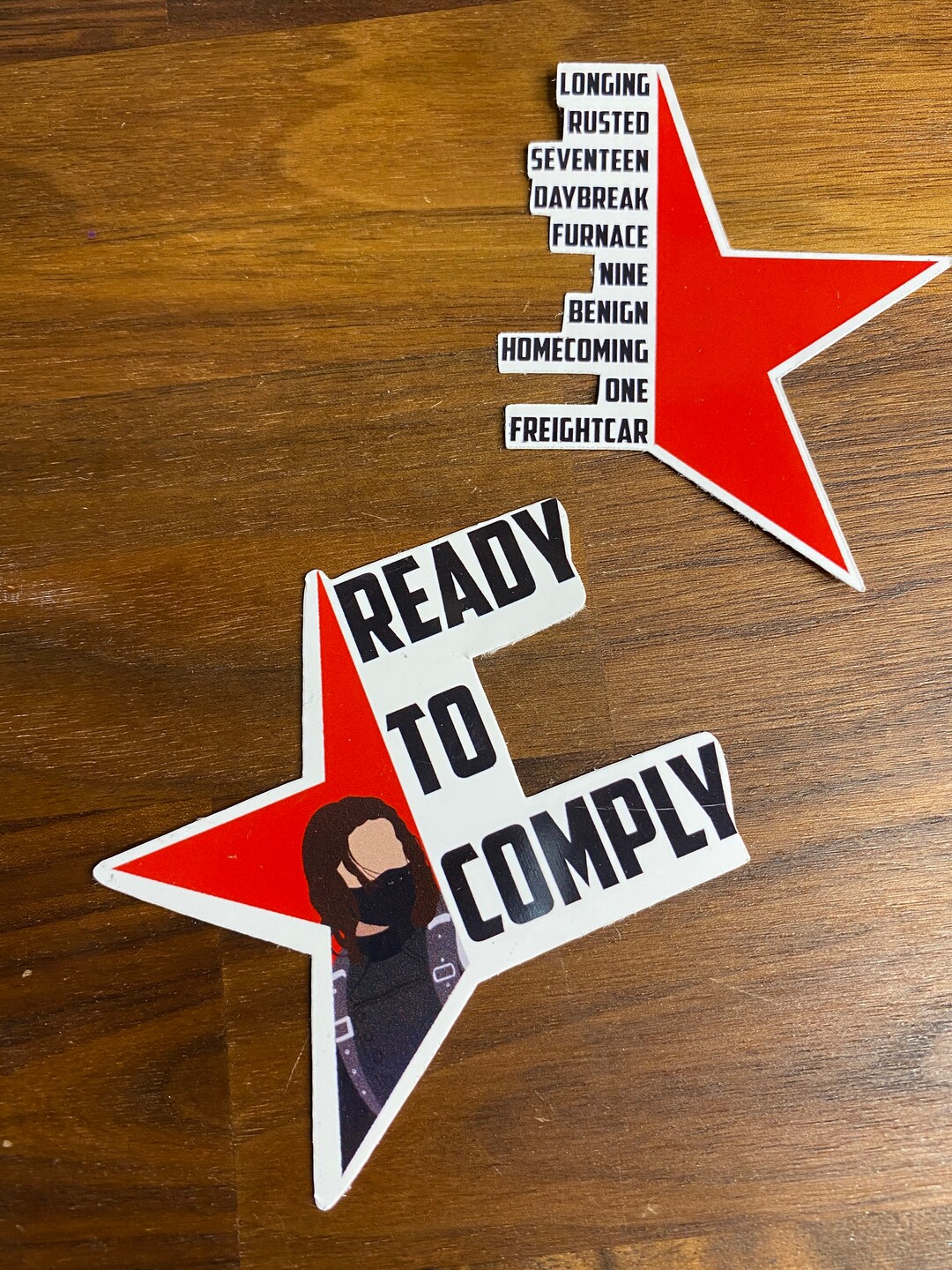 Ready to Comply winter Soldier Stickers - Etsy