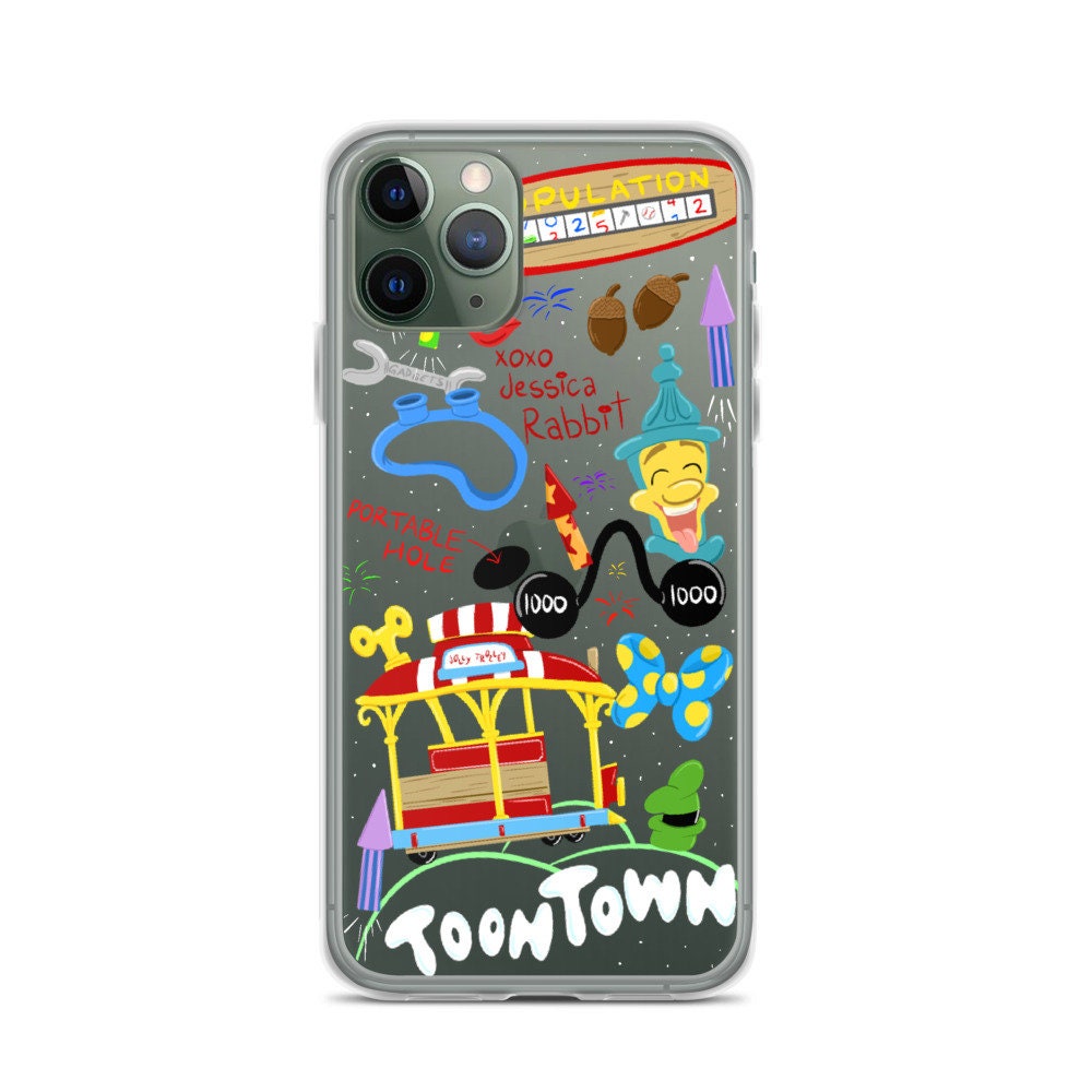 Toontown Disneyland Doodles iPhone Case | Etsy