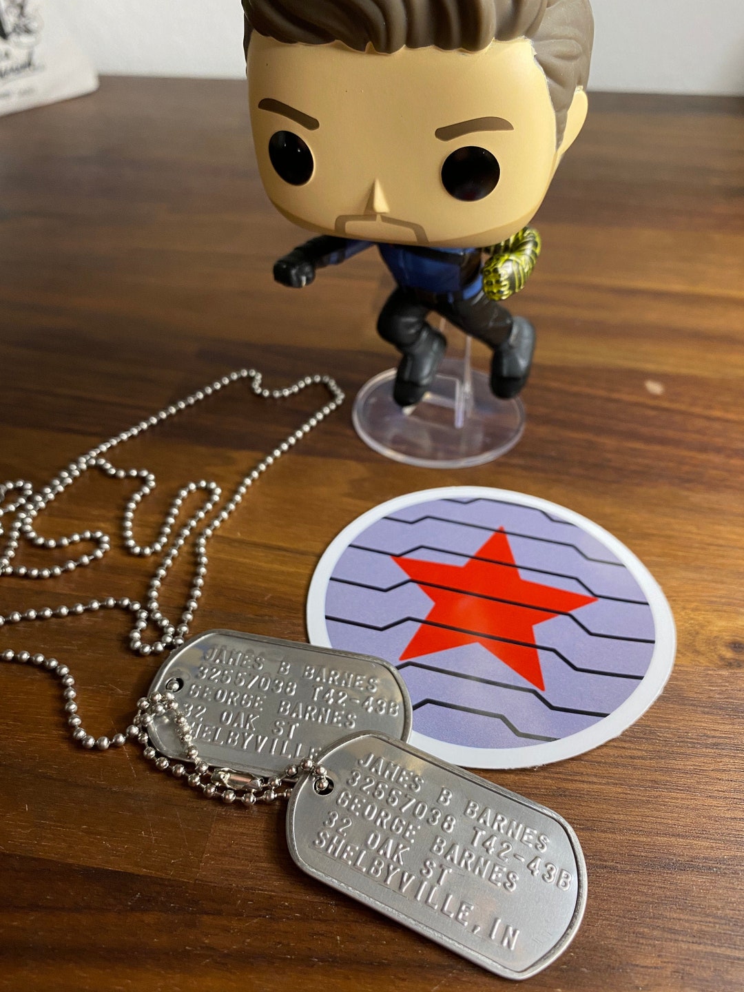 Bucky Barnes Dog Tags - Etsy