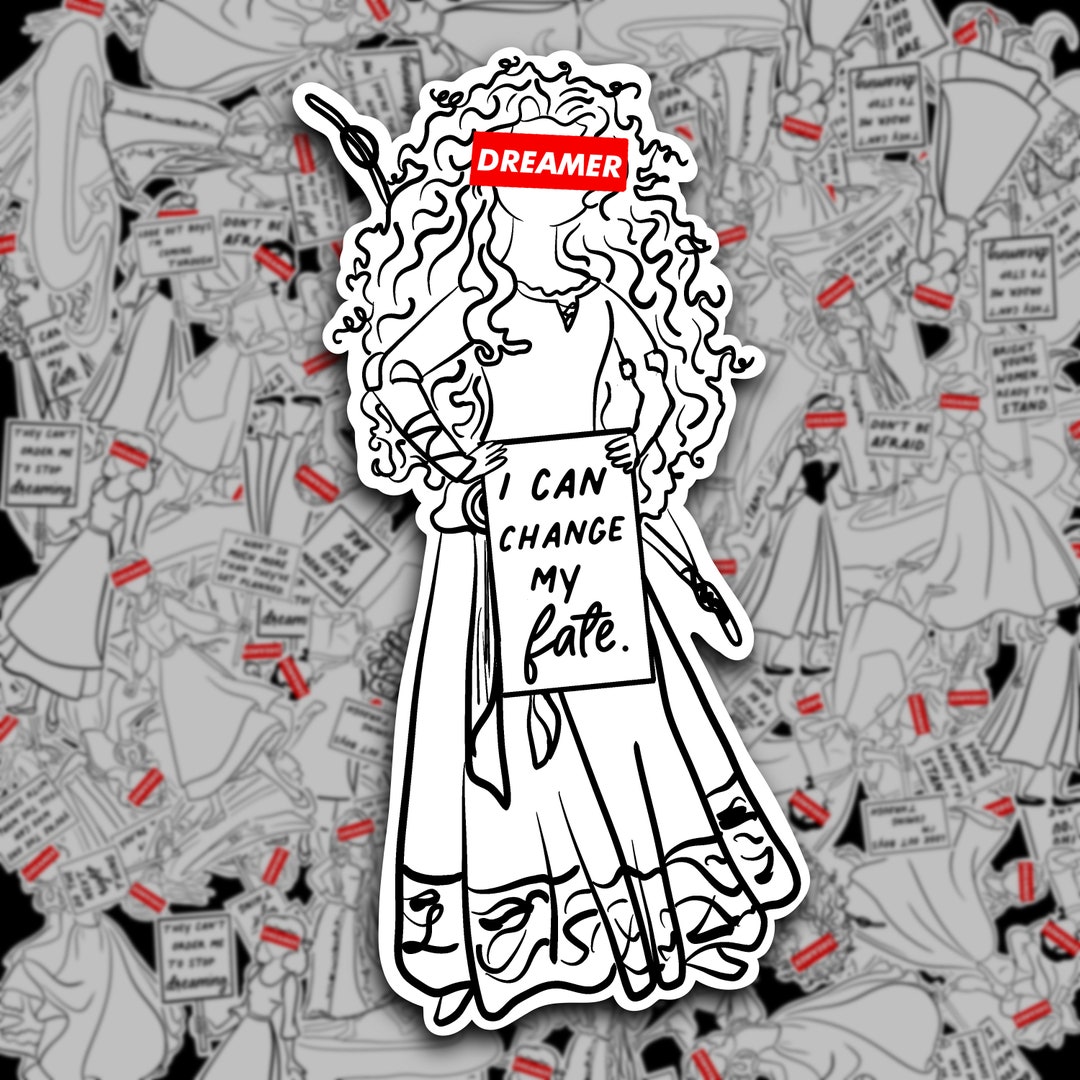 Women of Disney princesses Merida Sticker - Etsy