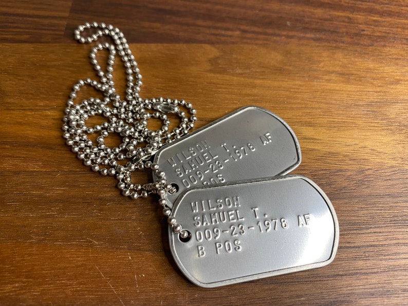 Sam Wilson Dog Tags | Etsy