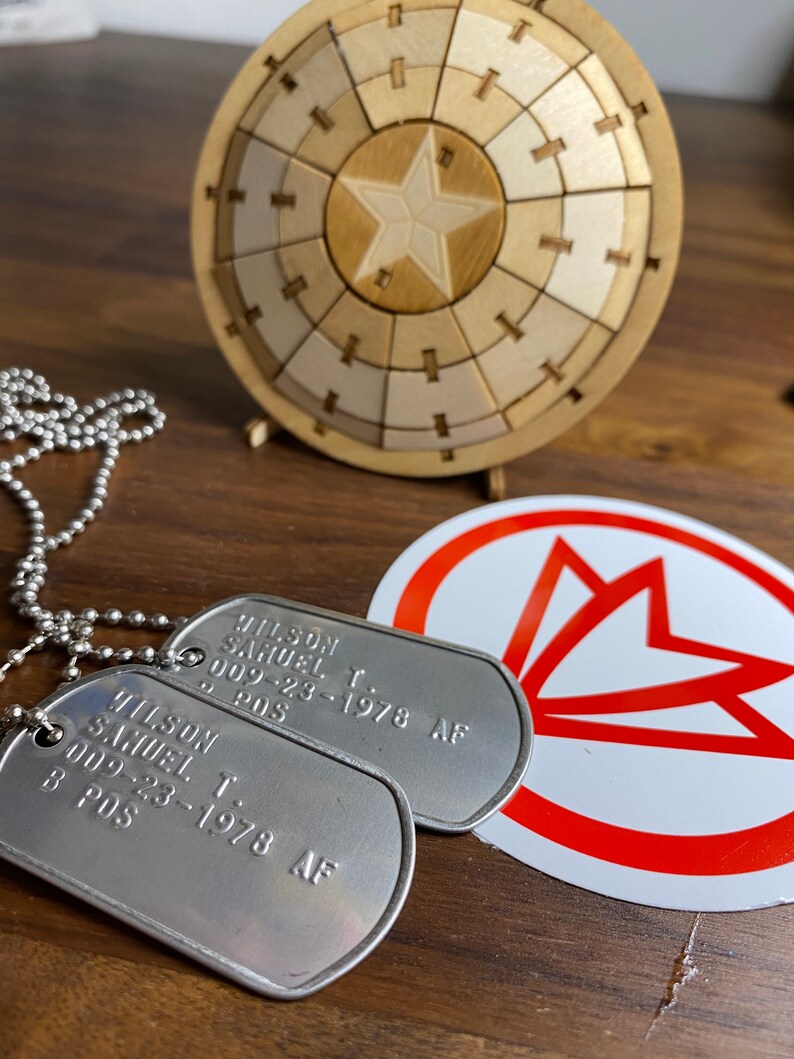 Sam Wilson Dog Tags | Etsy