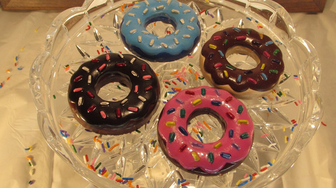 Donut | Doughnut | Pretend Food | Dessert | Cement | Concrete | Magnet ...