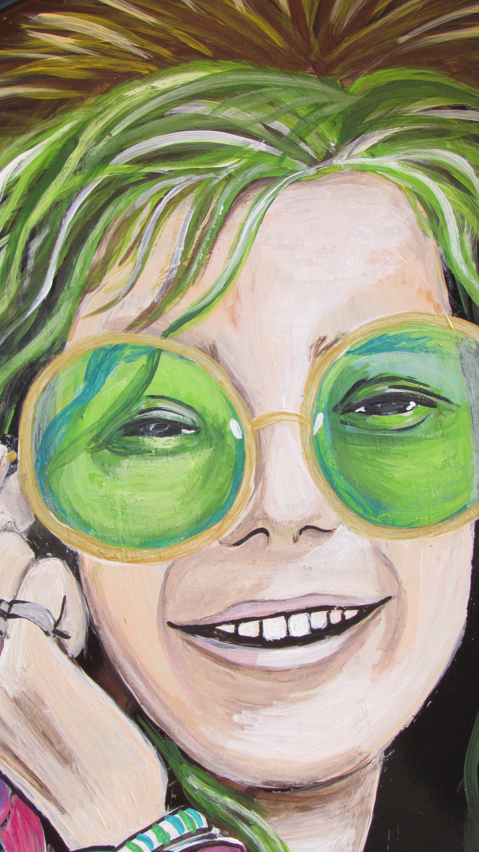 Janis Joplin | Hand Painted | Decorative Plate | Wall Hanging ...