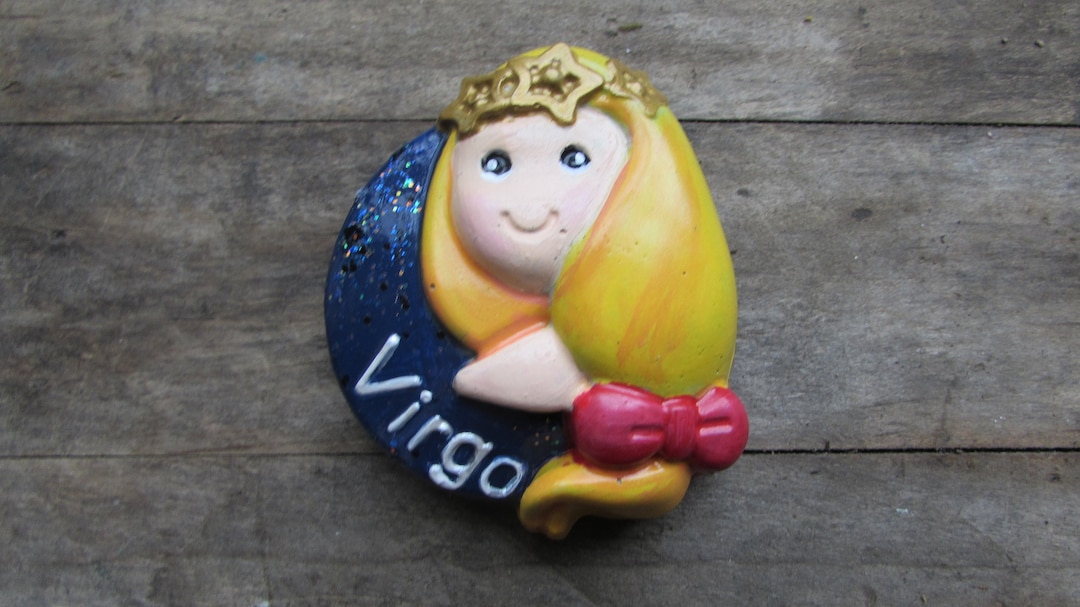 Virgo | Maiden | Zodiac Sign | Birth Sign | Horoscope | Hand Painted ...