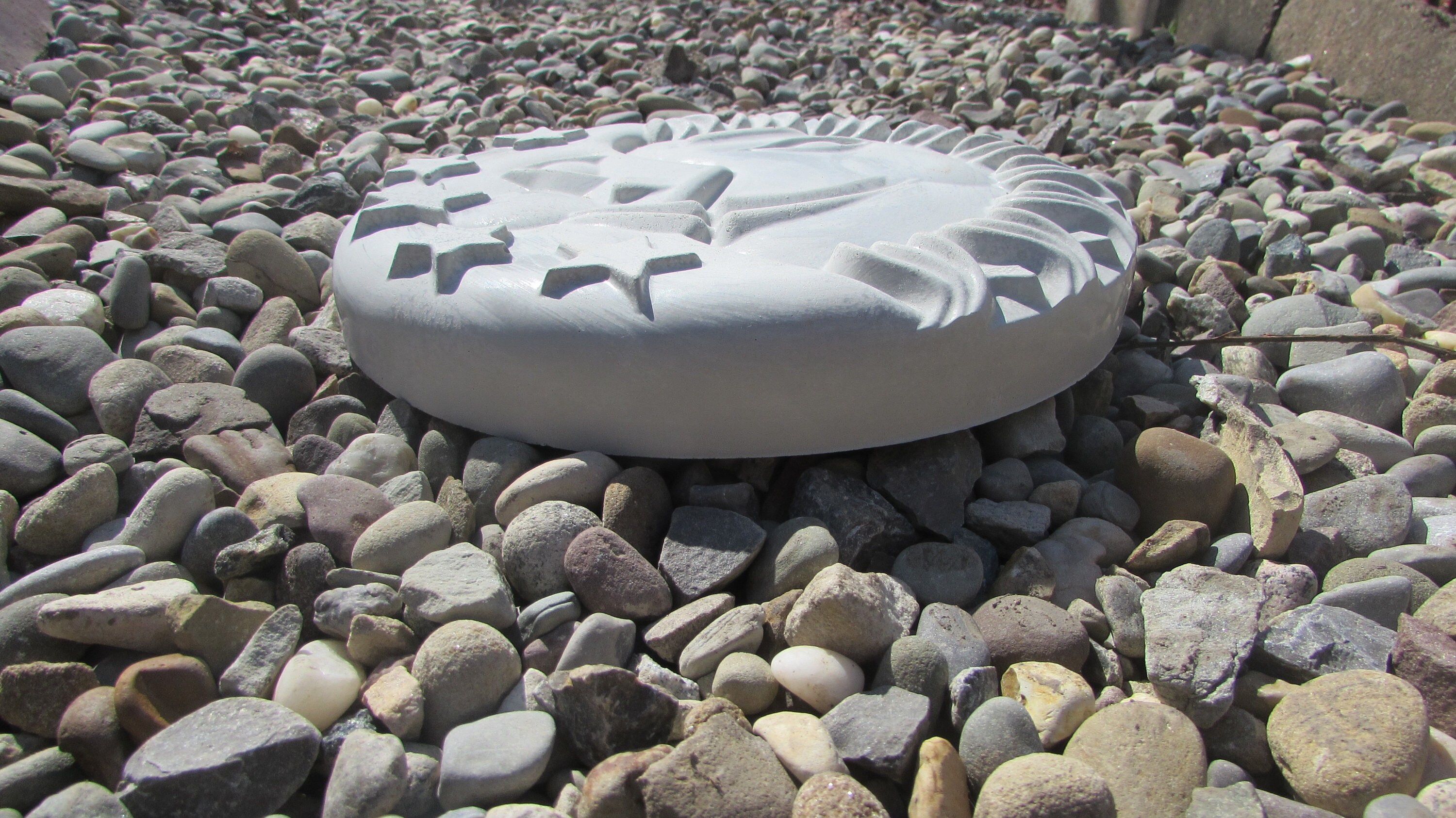 Sun Moon and Stars Super Smooth Cement Stepping Stone - Etsy