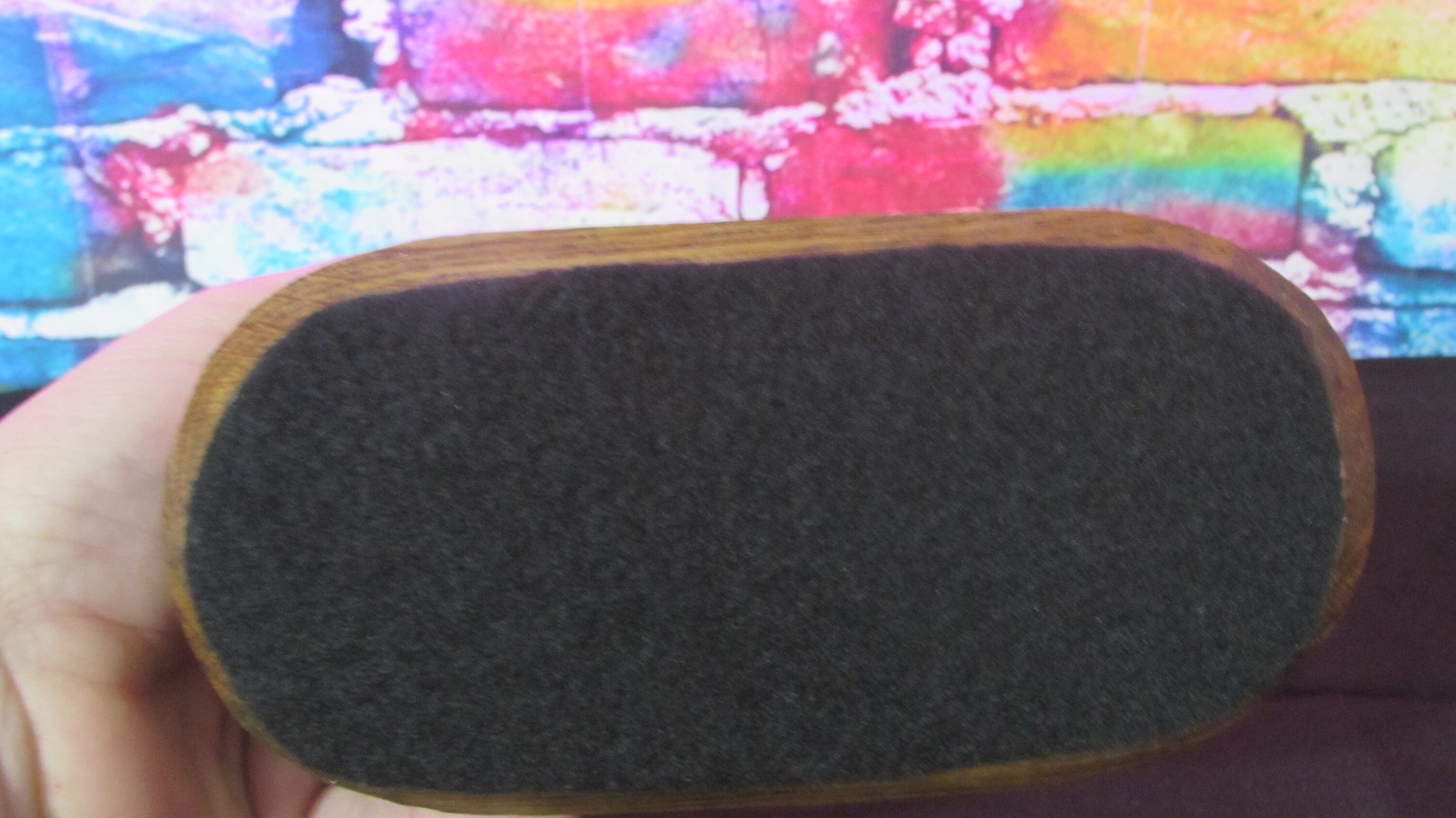 The Three Amigos! Trippy Hippie Clay Sculpture With Handmade Wooden ...