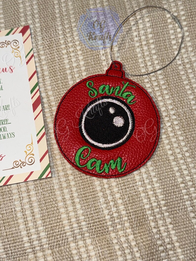 Personalized Santa Stop Here Door Hanger for Kids | Embroidered ...