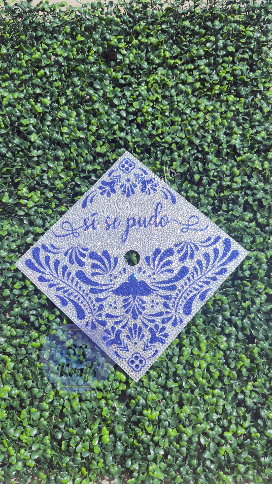 Bling Talavera Graduation Cap Topper Mexican Talavera Grad Cap Mexican ...