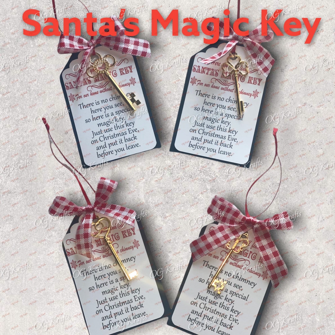 Santa’s Magic Key/no Chimney Letter to Santa - Etsy