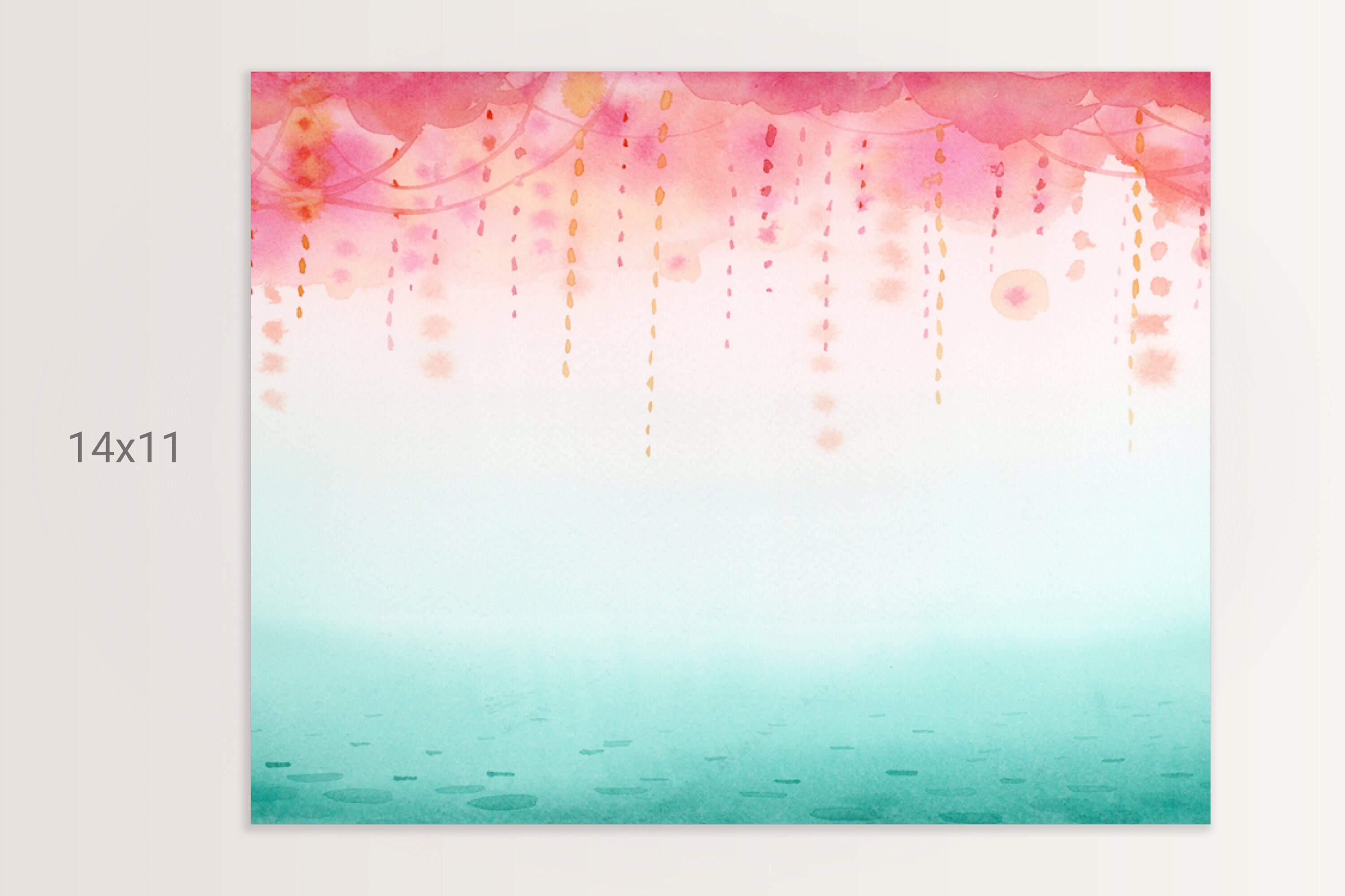 Colorful Streamers Abstract Watercolor Print Wall Art Home - Etsy UK