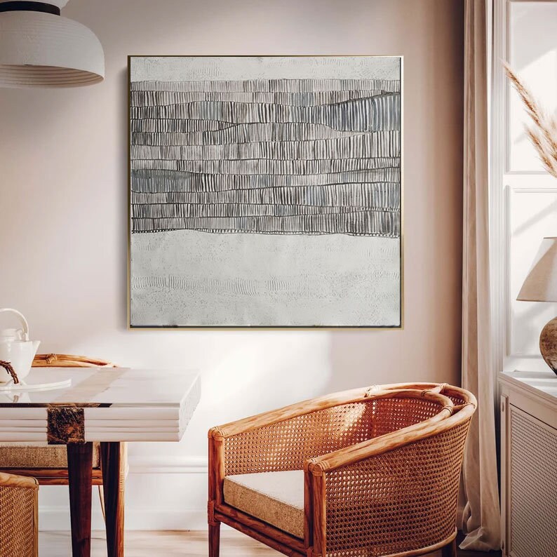 Wabi Sabi Painting Abstract Painting Abstract Wall Art Beige - Etsy