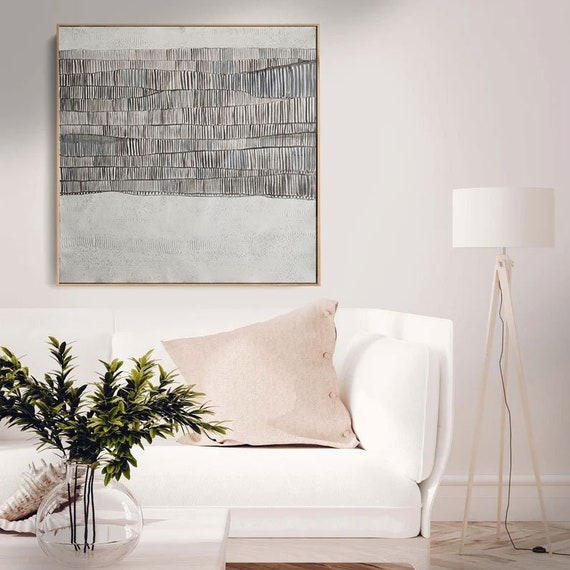 Wabi Sabi Painting Abstract Painting Abstract Wall Art Beige - Etsy