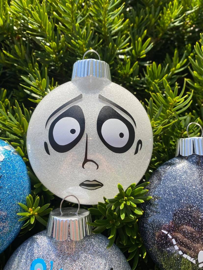 Personalized Corpse Bride Christmas Ornaments Tim Burton - Etsy