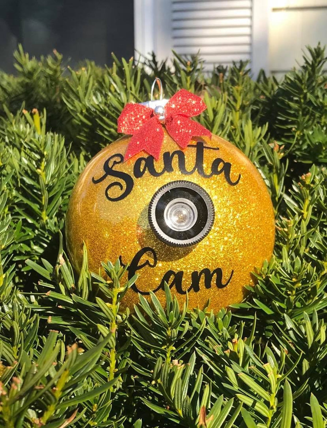 Santa Cam /elf Cam Ornament With Real Lens Personalized - Etsy